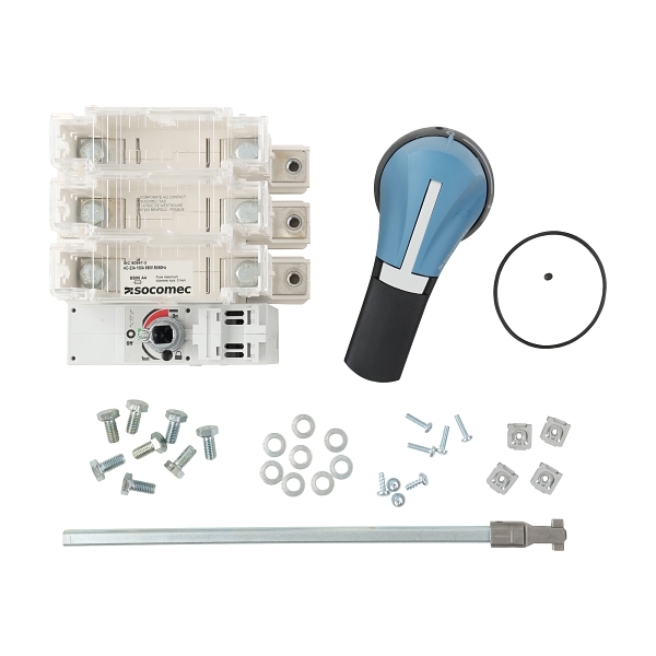 Socomec SSF Fuse Switch kit, w/ External Handle, suits DIN fuses, 3P 125A