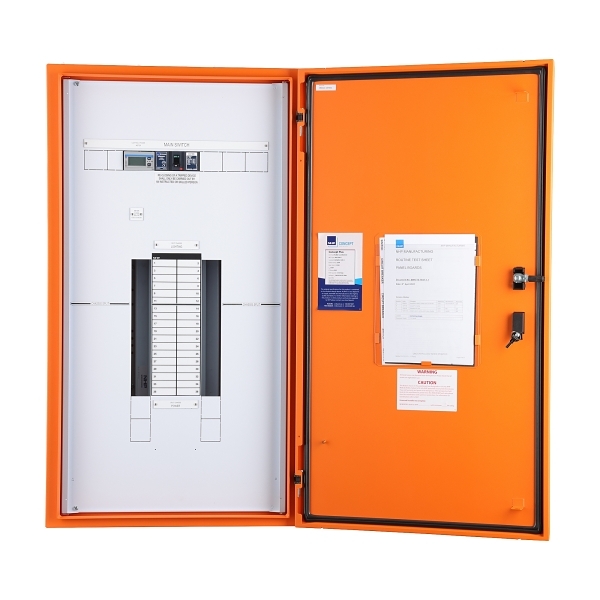 NHP Concept Plus P/board Metering 1080mm IP42 Dual Energy Meter Split ...