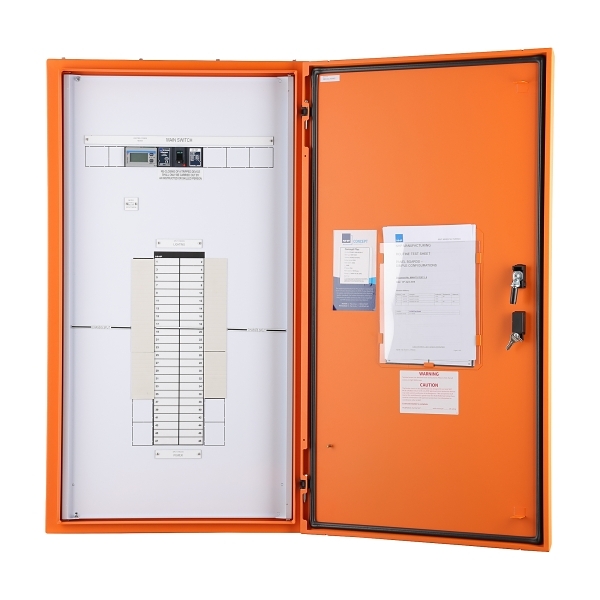 NHP Concept Plus P/board Metering 1080mm IP42 Dual Energy Meter Split ...