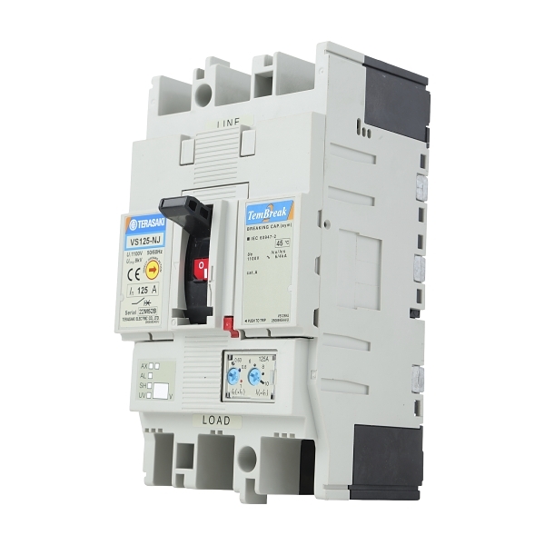 Terasaki TemBreak 2 MCCB 125 Frame 1000V AC 10kA 3P 100A Thermal Magnetic