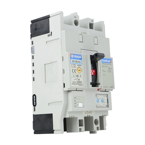 Terasaki TemBreak 2 MCCB 125 Frame 1000V AC 4kA 3P 32A Thermal Magnetic