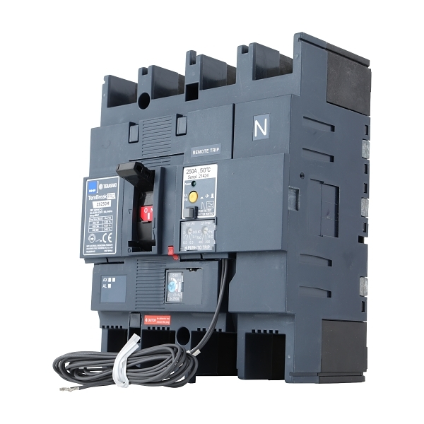 Terasaki TemBreak PRO ELCB 250 Frame 65kA 30mA 3A 4P 160A Adj. Thermal ...