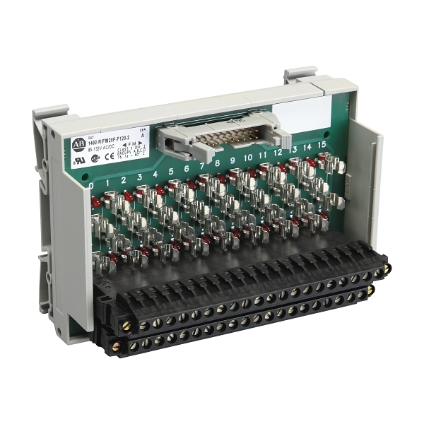 Allen-Bradley 1492 I/O Interface Module Digital 20Pin Fusible 120V AC ...