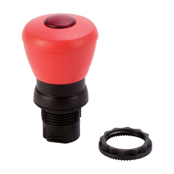Allen-Bradley 800F E Stop 22.5 mm Head Only Plastic Mushroom Head 40mm Push Pull Red Illuminated