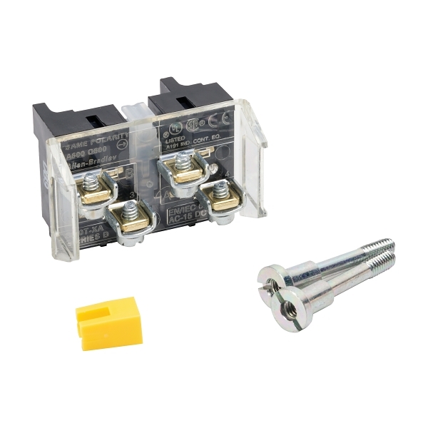 Allen-Bradley 800T Contact Block Shallow 1 N.O. 1 N.C.s for 30.5mm ...