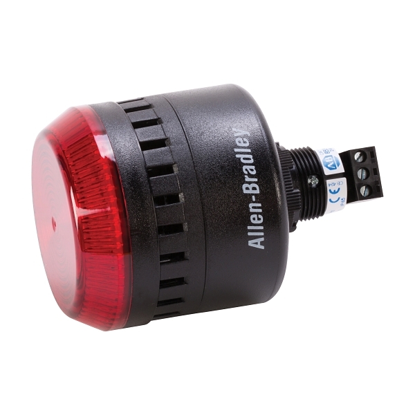 Allen-Bradley 855P Sounder with LED 65mm Panel Mount 22.5mm Round ...