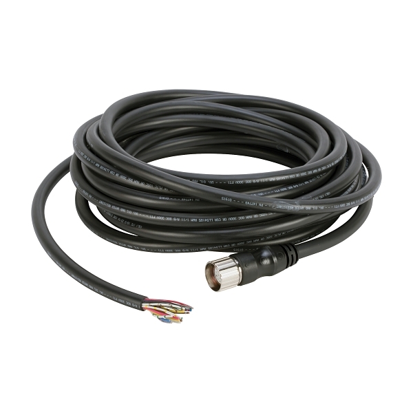 AB Pre Wired Connection System Cable PUR Black 19 Pin 18 to 22AWG ...