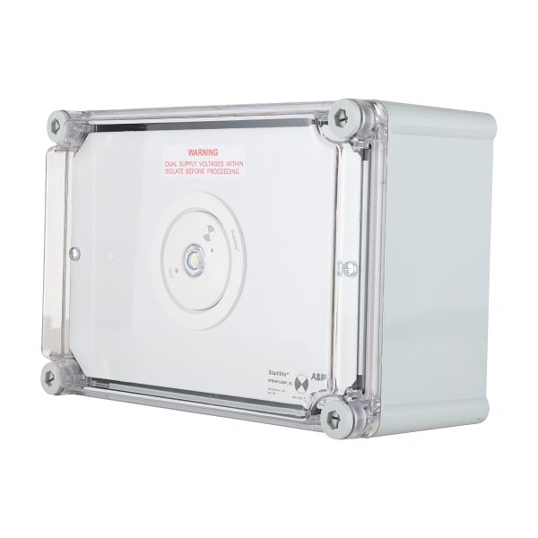 Stanilite Single Point Platinum Emergency Spitfire Single LED Surface ...