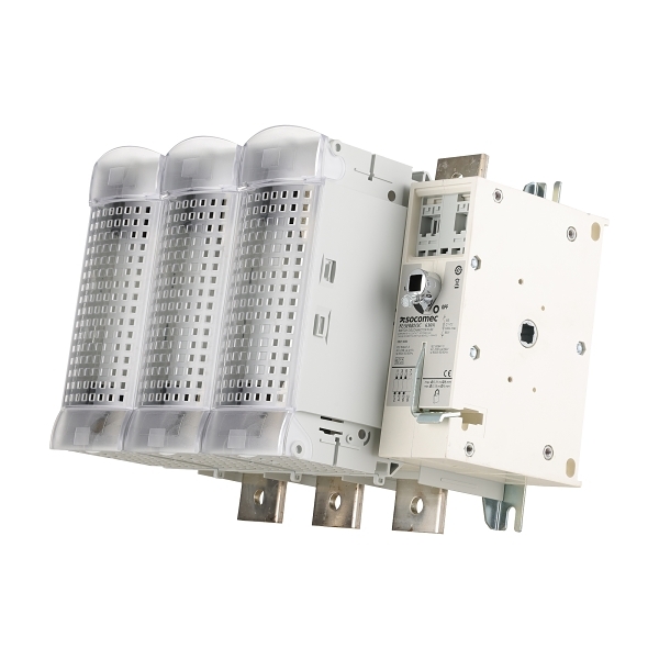 Socomec SSF Fuse Switch kit, w/ External Handle, suits BS fuses, 3P 630A