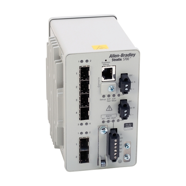 AB Stratix 5700 Managed Switch 6 SFP Ports, 4 x 100MB Copper & 2 x 1GB ...