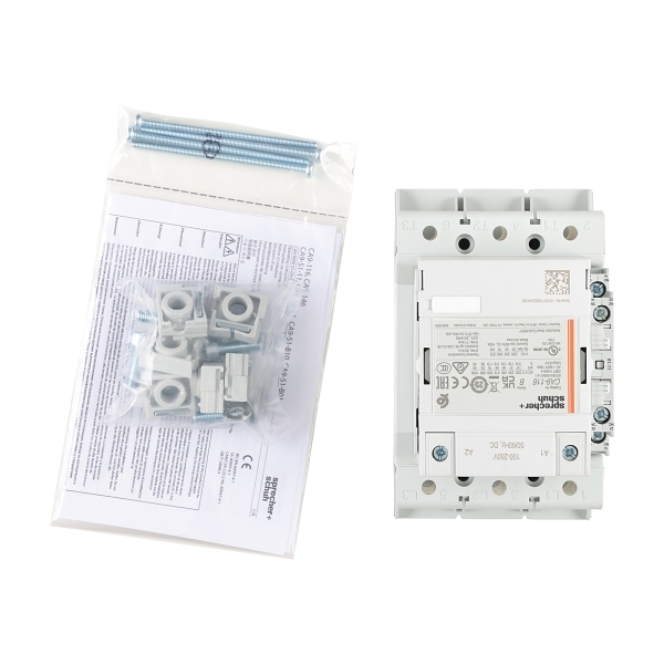 S&S CA9 Contactor 55kW 3Pole 100 to 250VAC and VDC Coil 1NO 1NC Contact ...