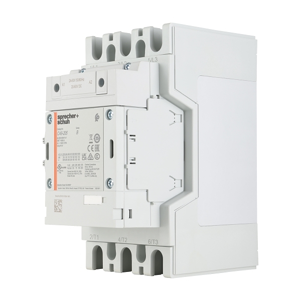 S&S CA9 Contactor 110kW 3Pole 24 to 60VAC and VDC Coil 1NO 1NC Contact ...