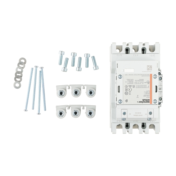 S&S CA9 Contactor 110kW 3Pole 24 to 60VAC and VDC Coil 1NO 1NC Contact ...