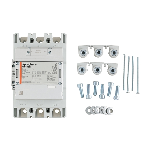 S&S CA9 Contactor 132kW 3Pole 100 to 250VAC and VDC Coil 1NO 1NC ...