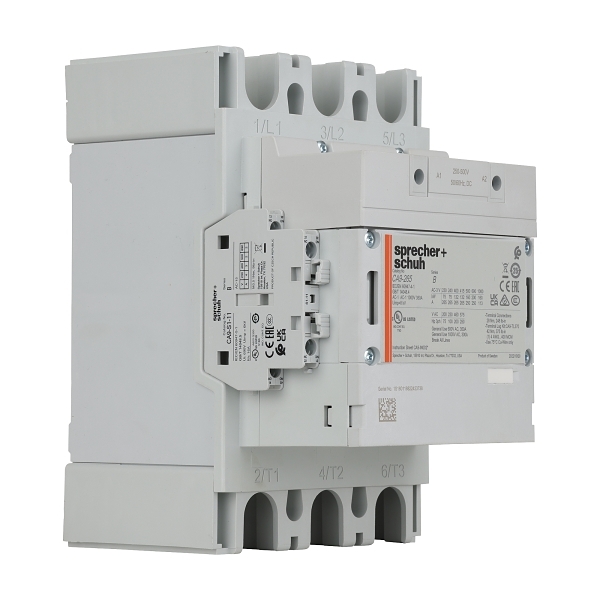 S&S CA9 Contactor 132kW 3Pole 250 to 500VAC and VDC Coil 1NO 1NC ...