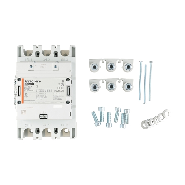 S&S CA9 Contactor 132kW 3Pole 100 to 250VAC and VDC Electronic Coil 1NO ...