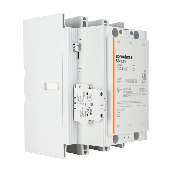 S&S CA9 Contactor 220kW 3Pole 100 to 250VAC and VDC Electronic Coil 1NO ...