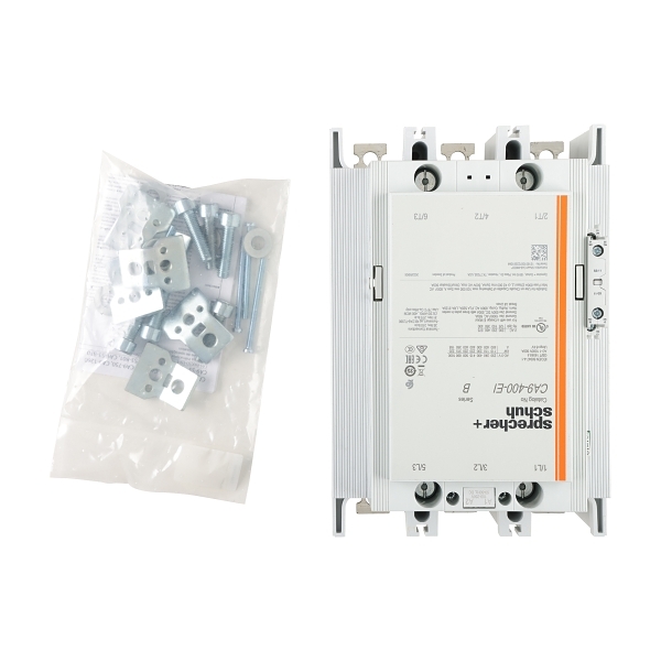 S&S CA9 Contactor 220kW 3Pole 100 to 250VAC and VDC Electronic Coil 1NO ...