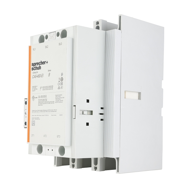 S&S CA9 Contactor 250kW 3Pole 250 to 500VAC and VDC Electronic Coil 1NO ...