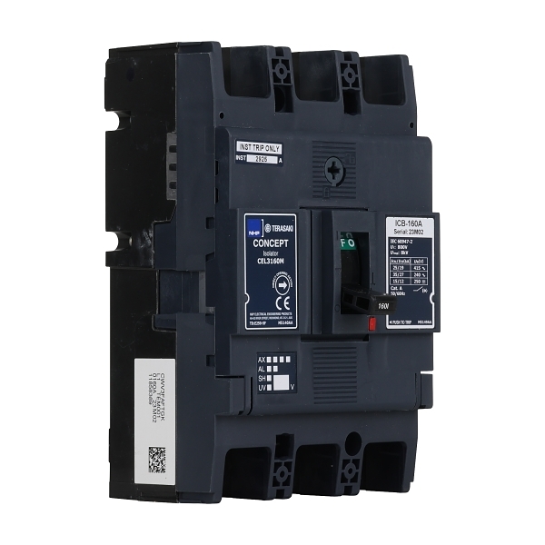 NHP Concept Panelboard Accessory Isolator Switch 160A 3Pole 25kA