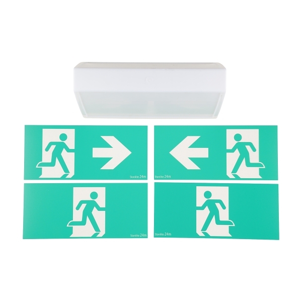 Stanilite Emergency Diffuser Pack Ceiling Mount Economy Exit with and ...