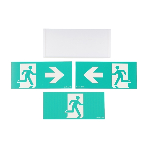 Stanilite Emergency Diffuser Pack Wall Mount Economy Exit with and Inserts