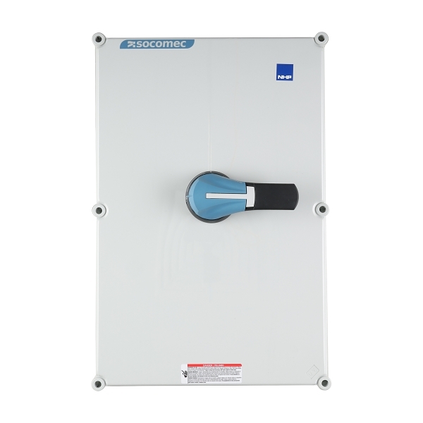 Socomec ISO Enclosed Isolator, Large IP 65 Plastic Grey, Handle - Blue ...