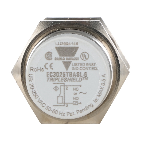 Carlo Gavazzi Capacitive Proximity Stainless Steel M30 SCR NO NC 25mm M12