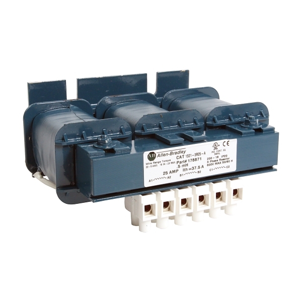 Allen-Bradley 1321 Line Reactor 400 480V 3Phase IP20 8A 5mH