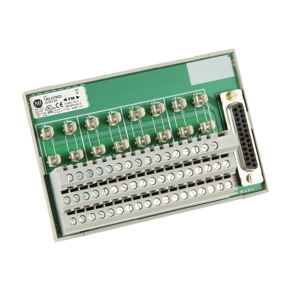 Allen-Bradley 1492 I/O Interface Module Analog 16AI 3 Pin Fusible Blown ...