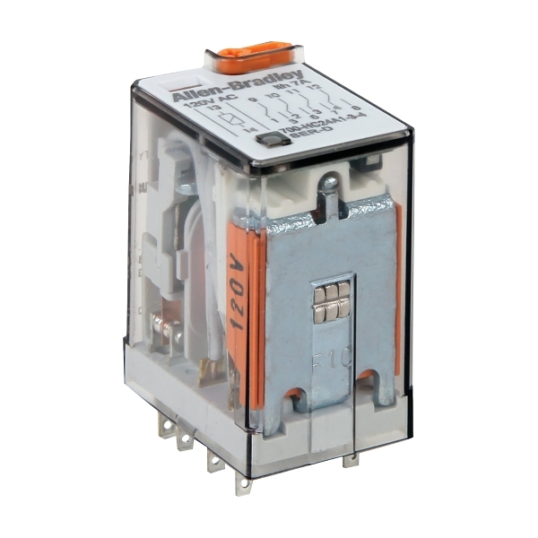 Allen-Bradley 700-HC Plug In Relay 7A 4CO 240VAC Coil Silver Contacts ...