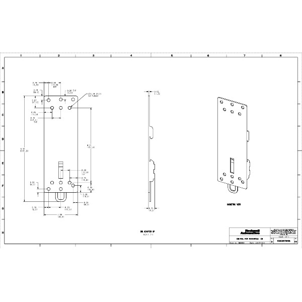Allen-Bradley 140G Din Adapter 3P G Frame