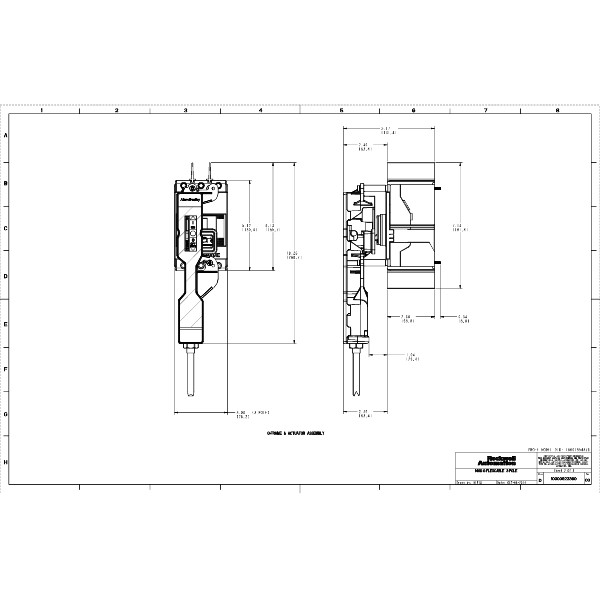 Allen-Bradley 140G Flex Cable Operator Stainless Steel 1.9m G I Frames