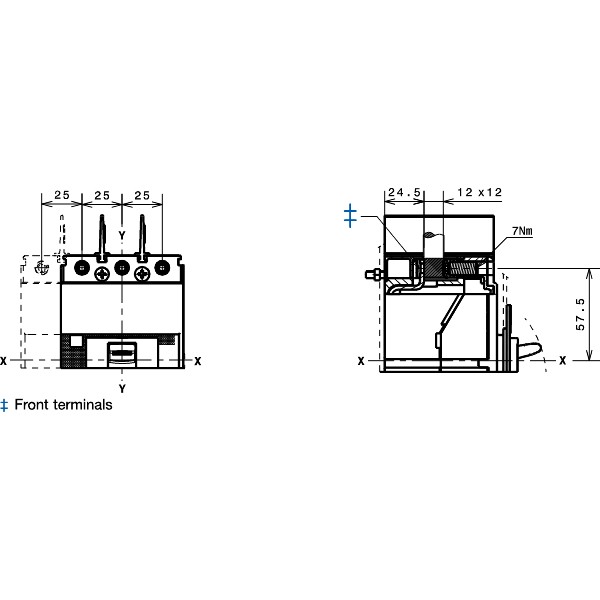 Allen-Bradley 140G MCCB Terminal Lug 2.5 to 70mm G Frame Set of 3