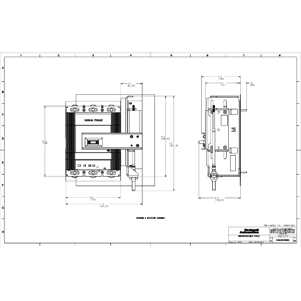 Allen-Bradley 140G Flex Cable Operator Painted Metal 3m H Frame