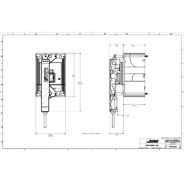 Allen-Bradley 140G Flex Cable Operator Non Metallic 1. 3m K Frame