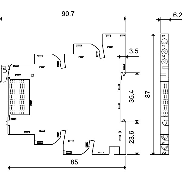 Finder 39 Series Master Basic Solid State Relay 6A 1 NO 24V DC ...