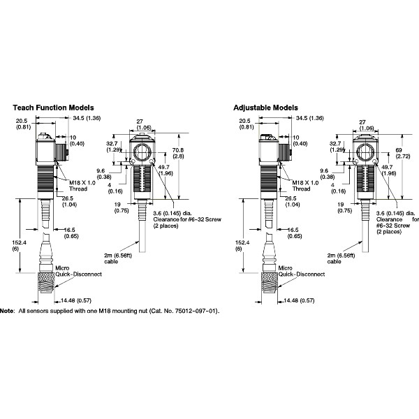 Allen-Bradley 42EF Photoelectric Sensor Diffuse 24V DC Laser 3-300mm ...
