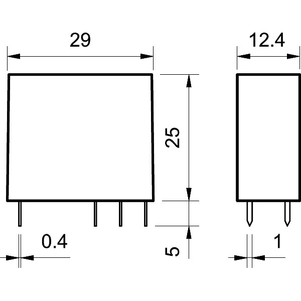 Finder 50 Series Safety Relay Forcibly Guided 8A 2 Changeover 60V DC Coil
