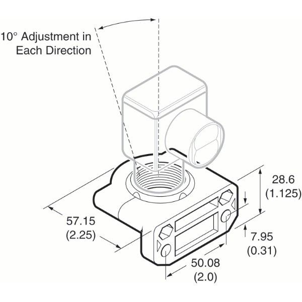 Allen-Bradley Photoelectric Sensor Swivel or Tilt Mounting Bracket for 42EF