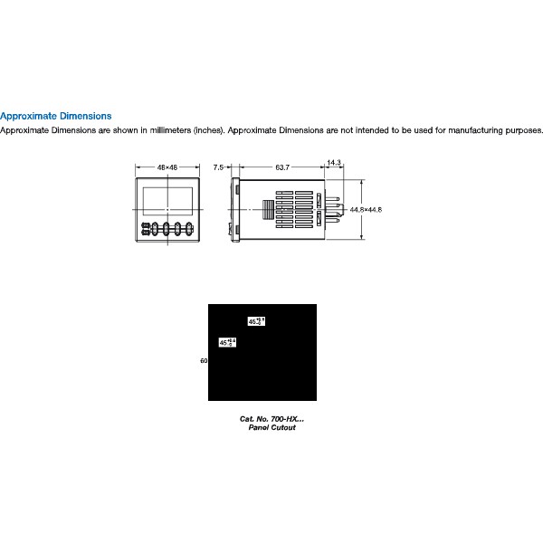 Allen-Bradley 700-HX Digital Timing Relay Multi Func 0.05sec-9999Hours ...