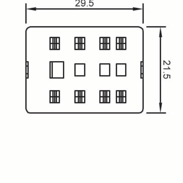 Finder 90 Series Base for 5532 Relay with Metal Clip Rear Connection Solder