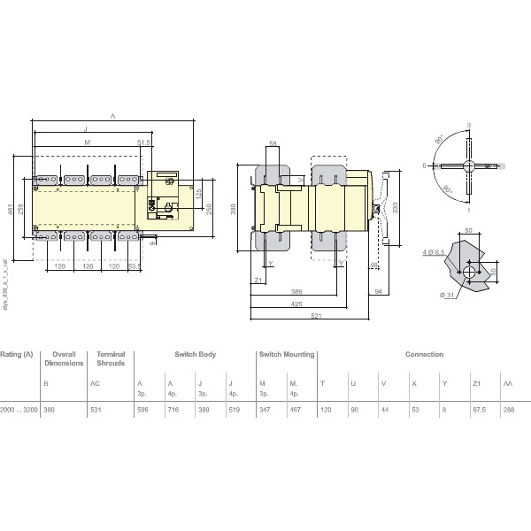Socomec ATyS Automatic Transfer Switch - ATyS g, Basic Integrated Logic ...