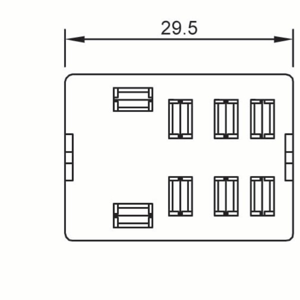 Finder 90 Series Base for 5632 Relay with Metal Clip