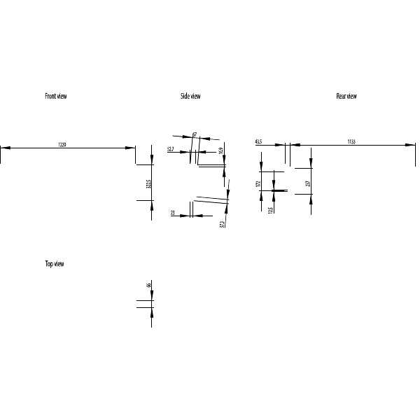 nVent HOFFMAN MAS/MAD/ASR/SRE 19 Inch Profiles Pair H600mm
