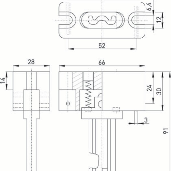 Steute Mechanical Interlock Actuator for AZM 415 Series