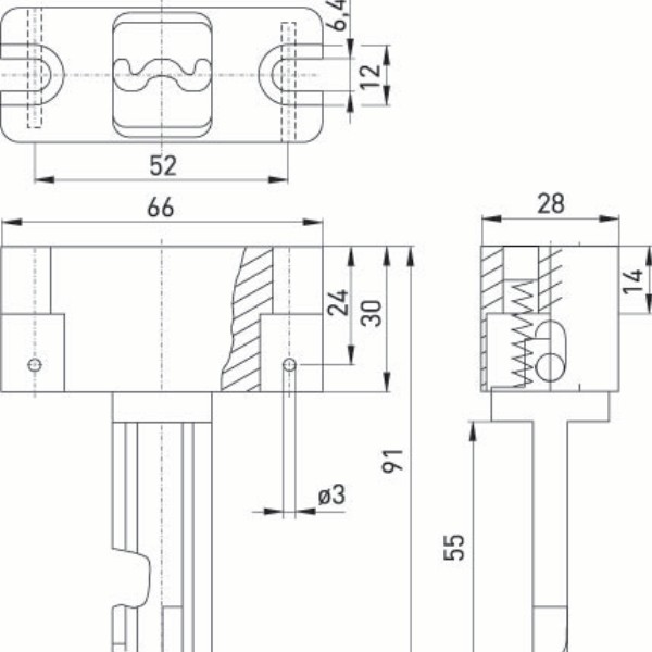 Steute Mechanical Interlock Actuator for AZM 415 Series
