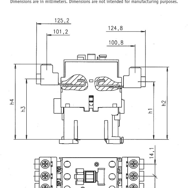 S&S CA7 Terminal Kit for CA7 30 to 37A 3Pole 25mm2 Cable