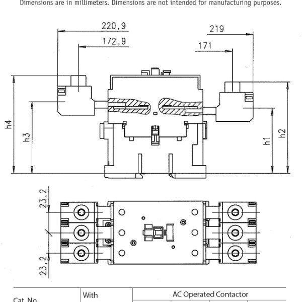 S&S CA7 Terminal Kit for CA7 60 to 97A 1Pole 70mm2 Cable