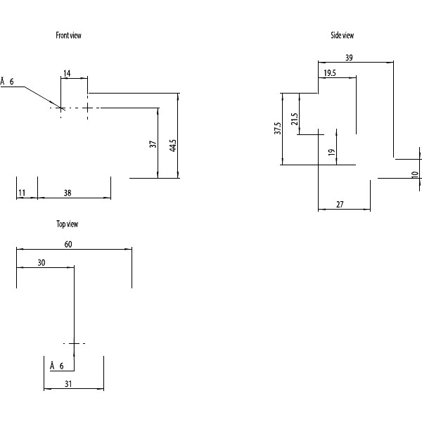 nVent HOFFMAN MCS/MCD/MCSS/MCDS FS Baying Kit Internal Corner Qty 4